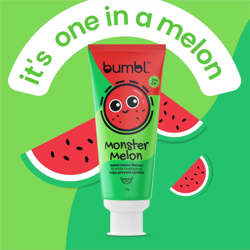 Sensory Friendly Watermelon Toothpaste for Kids & Adults | Bumbl Co